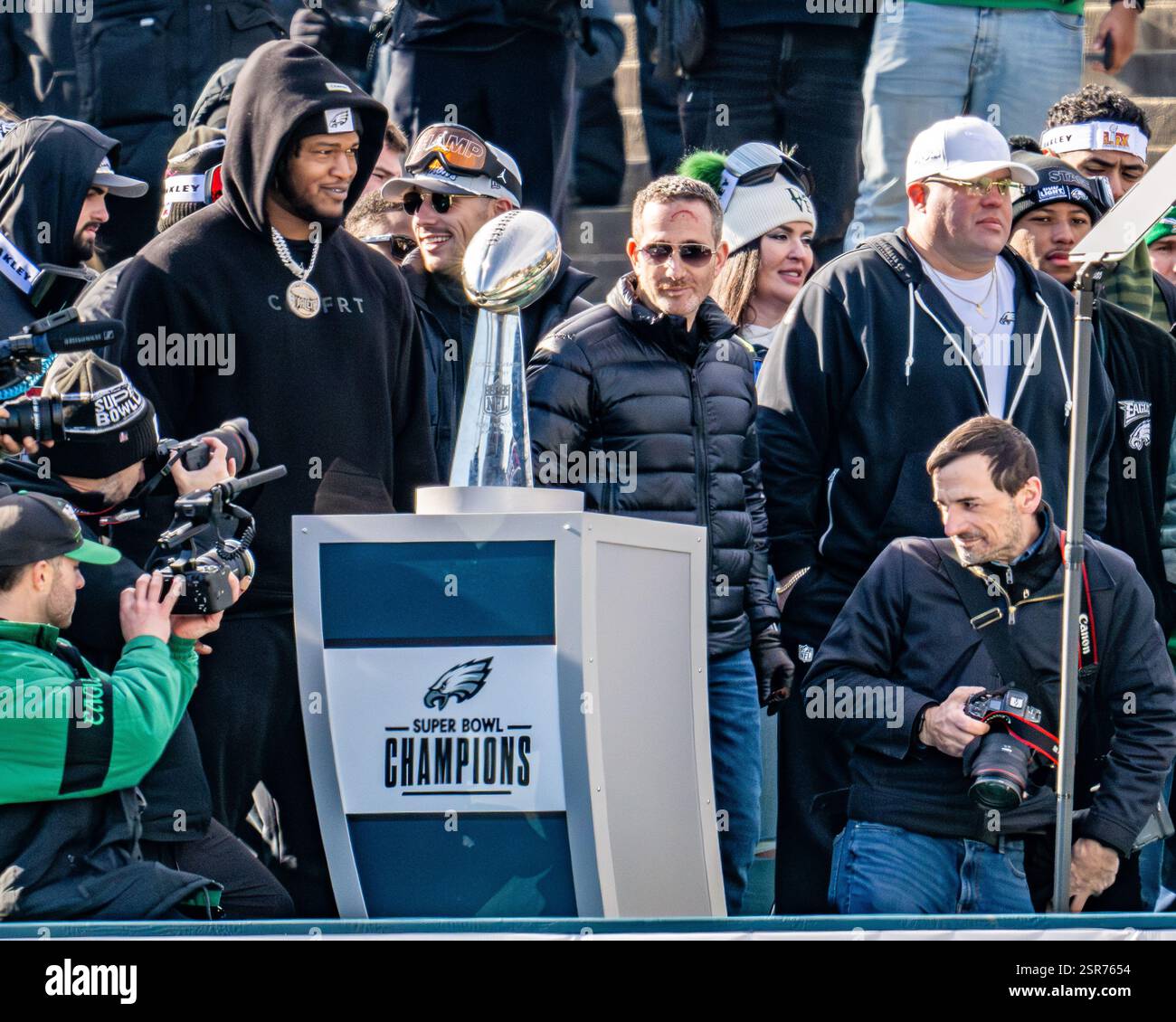Howie Roseman of the Philadelphia Eagles Super Bowl parade - NFL ...
