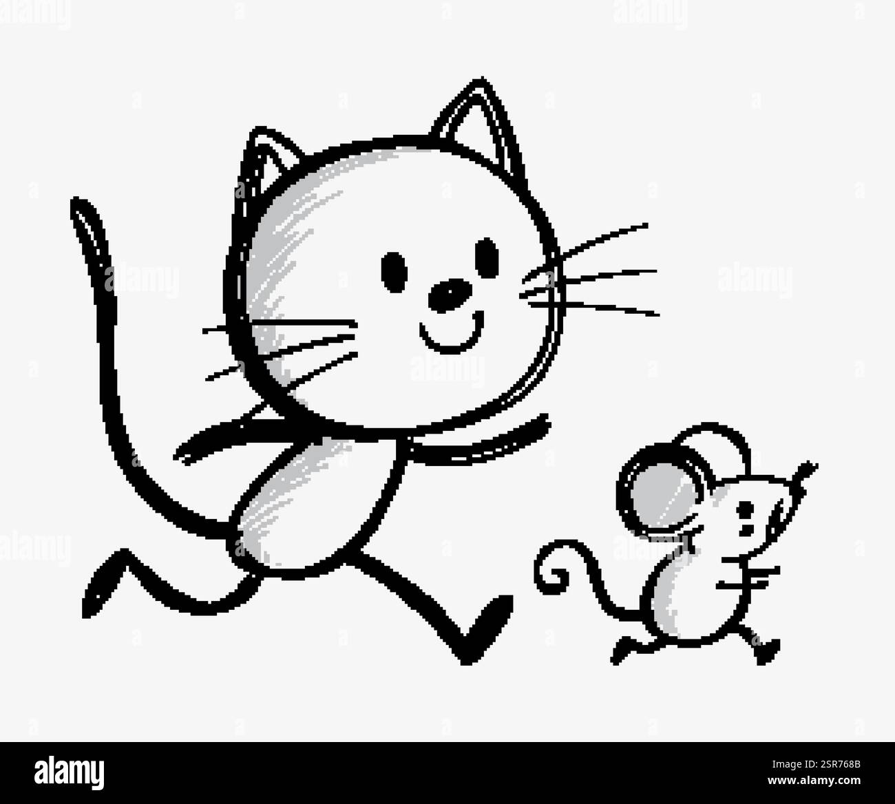 Felis catus is a small Stock Vector Images - Alamy