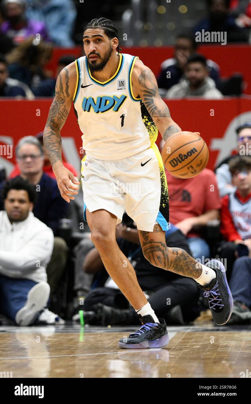 Indiana Pacers forward Obi Toppin (1) in action during overtime of an ...