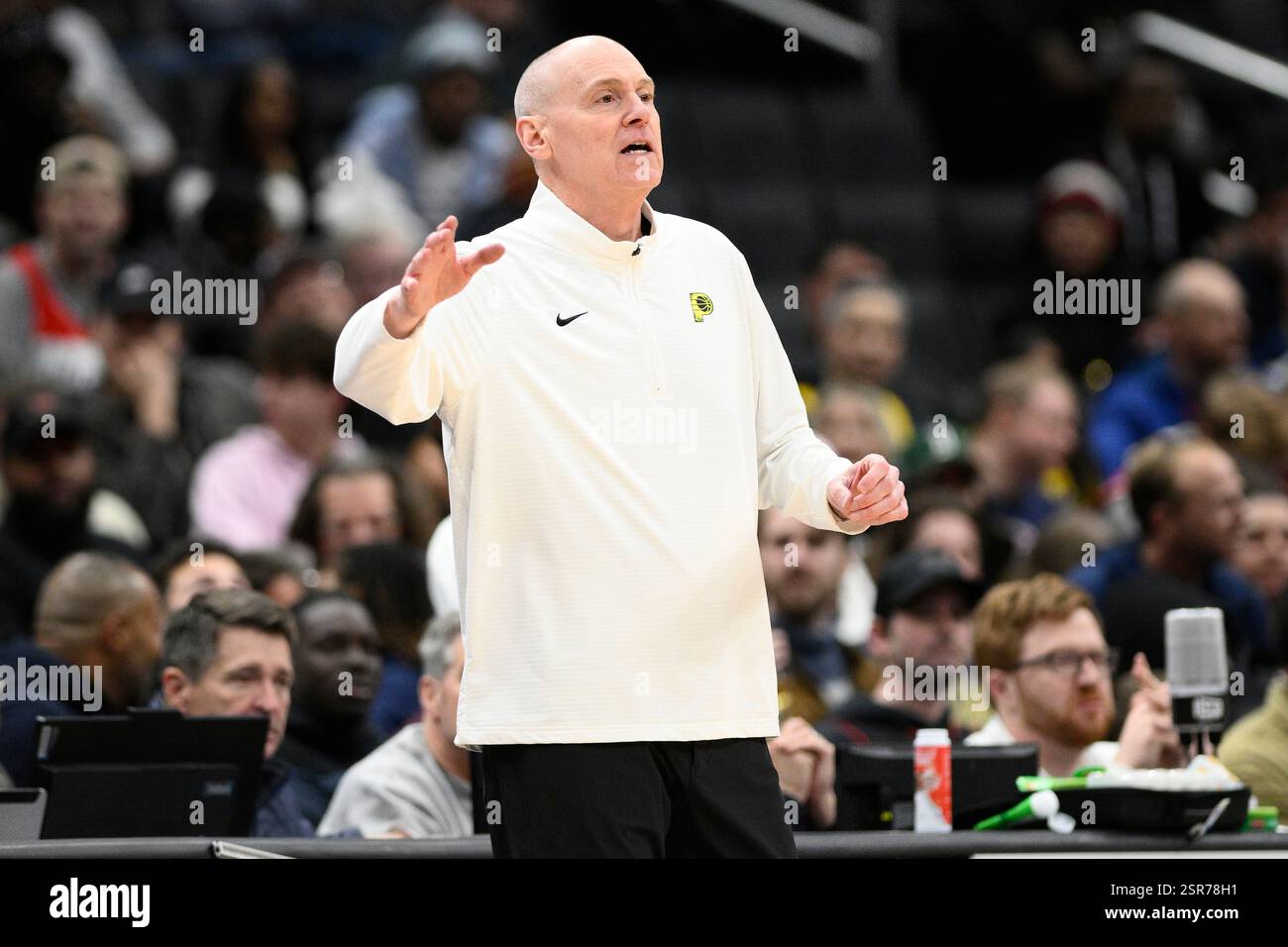 Indiana Pacers head coach Rick Carlisle in action during the second ...