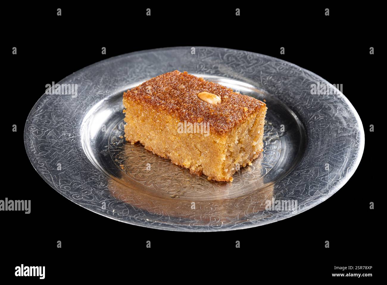 Turkish Dessert Sambali or Damascus Dessert (Sam Tatlisi) Basbousa ...