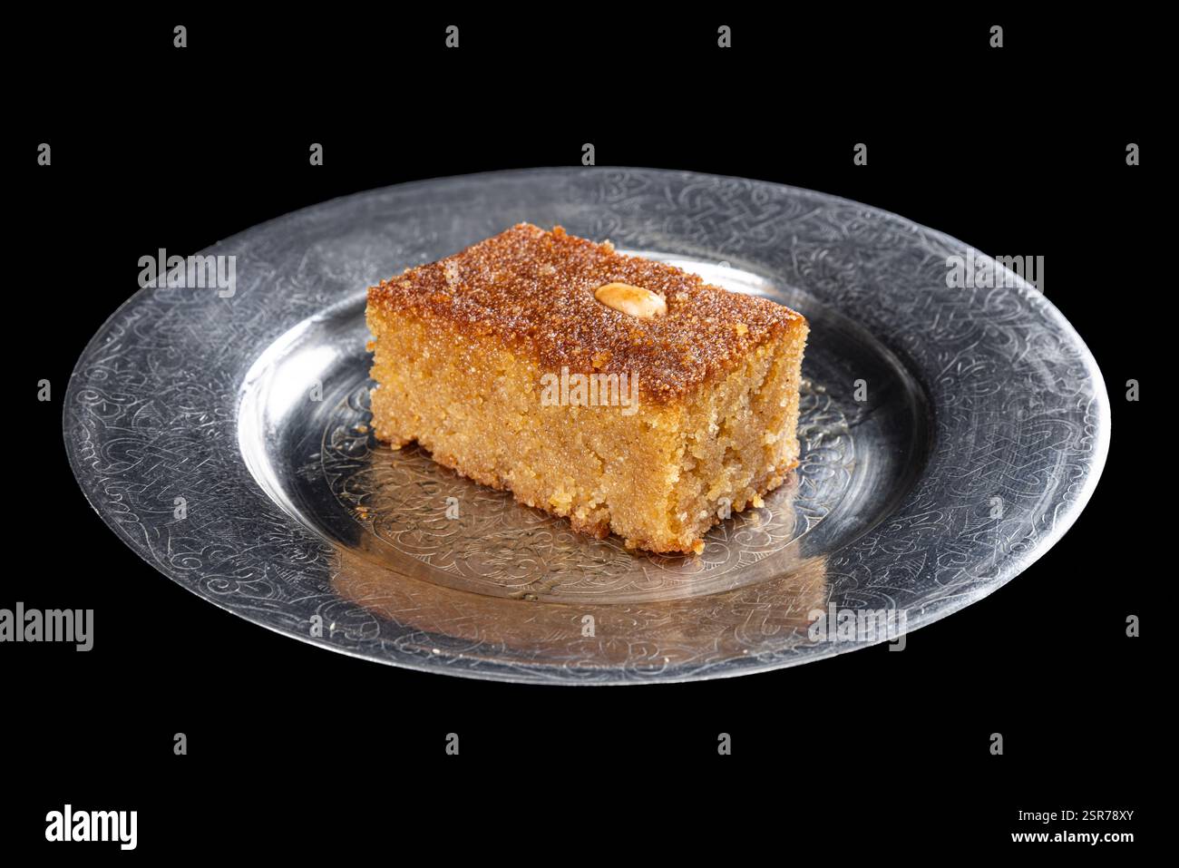 Turkish Dessert Sambali or Damascus Dessert (Sam Tatlisi) Basbousa ...