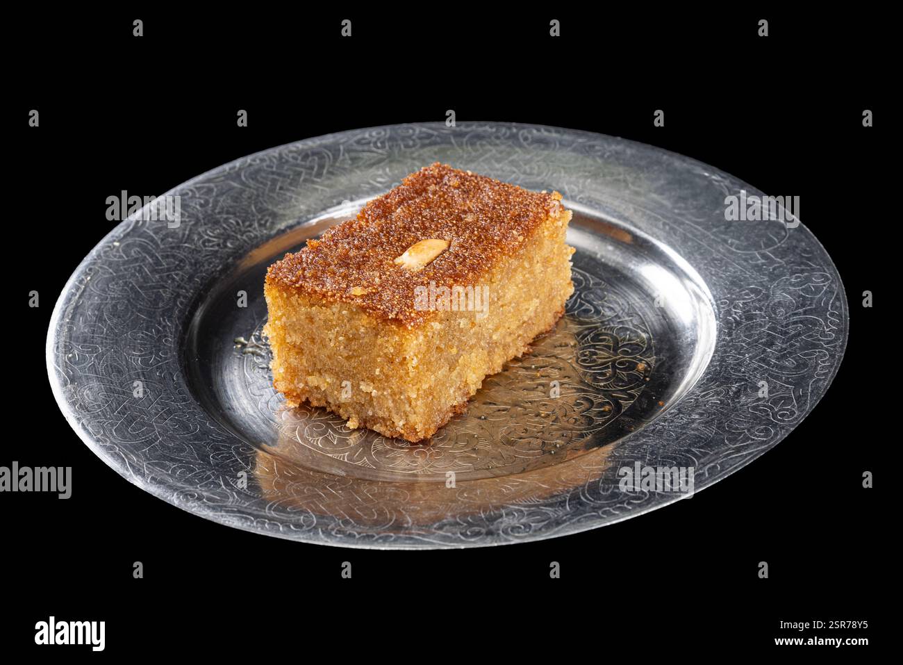 Turkish Dessert Sambali or Damascus Dessert (Sam Tatlisi) Basbousa ...