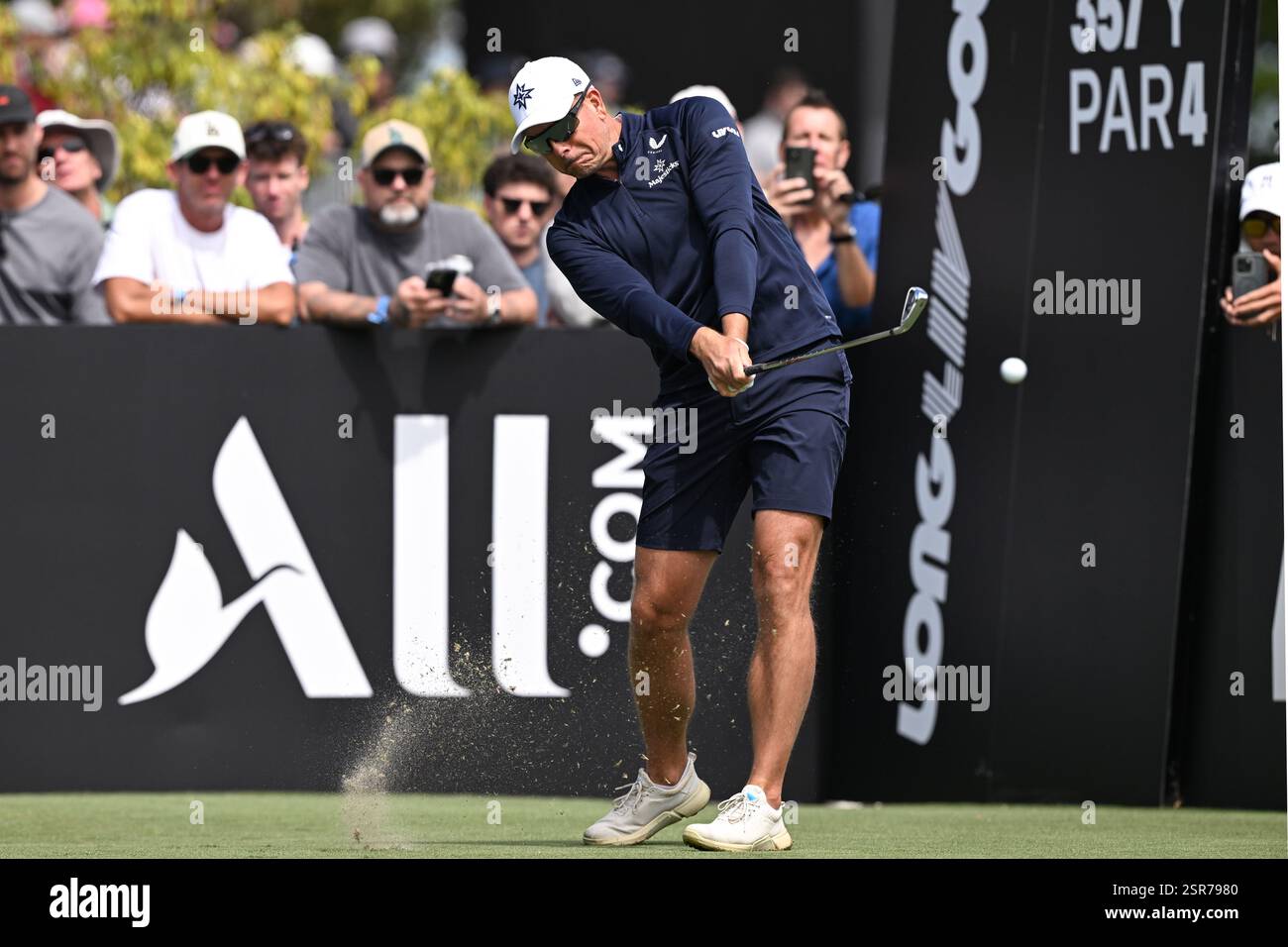 Adelaide, Australia. 15th Feb, 2025. Henrik Stenson of Majesticks GC on ...