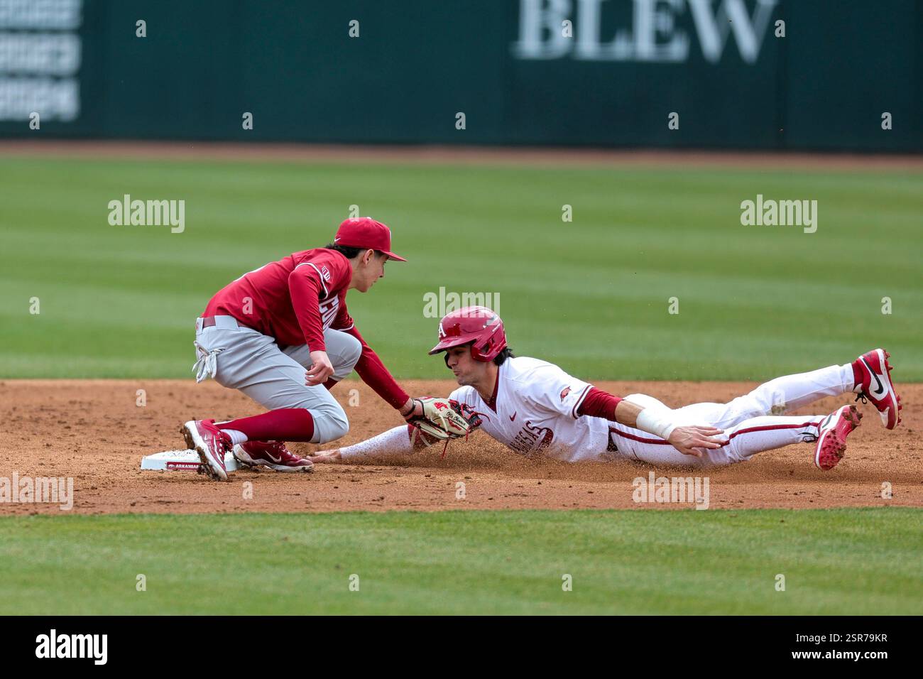 February 14, 2025: Washington State infielder Ollie Obenour (8) reaches ...