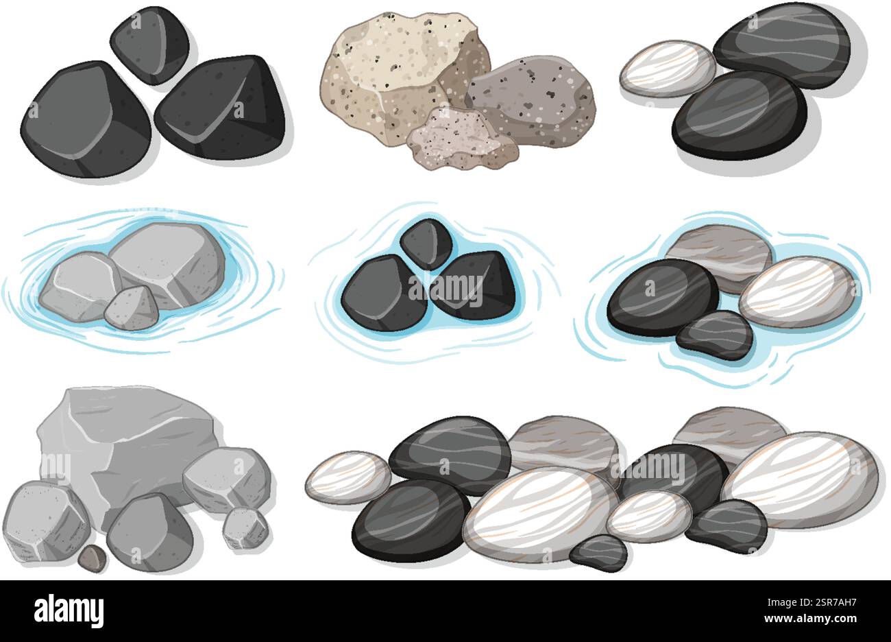 Aquatic settings Stock Vector Images - Alamy