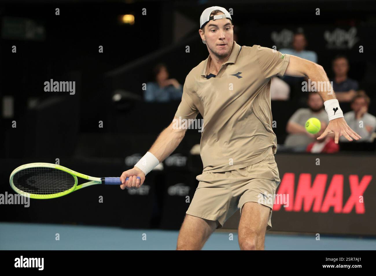 Marseille, France. 14th Feb, 2025. Jan-Lennard Struff of Germany during day 5 of the 2025 Open ...