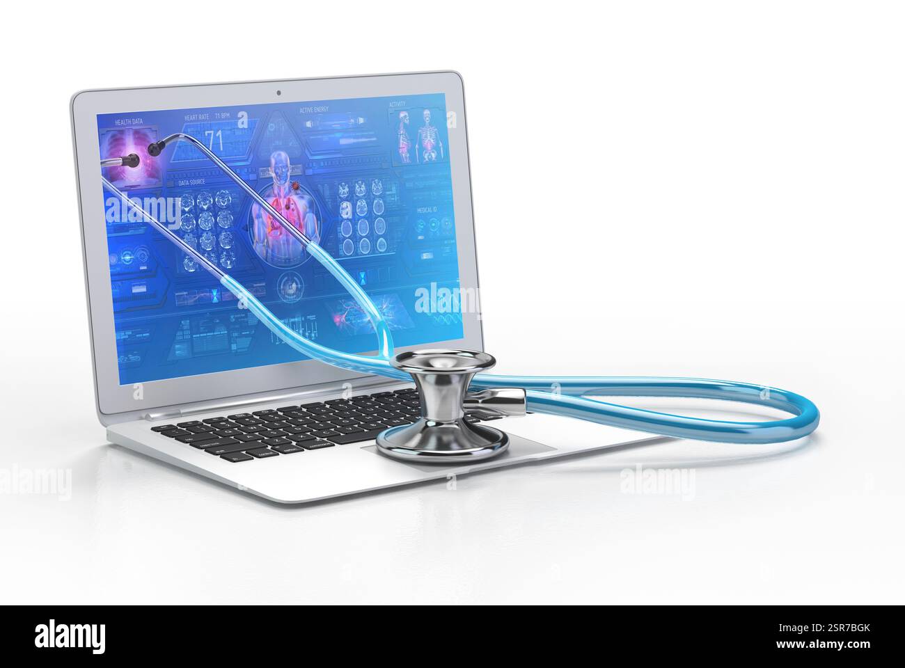 Doctor patient virtual consultation Cut Out Stock Images & Pictures - Alamy