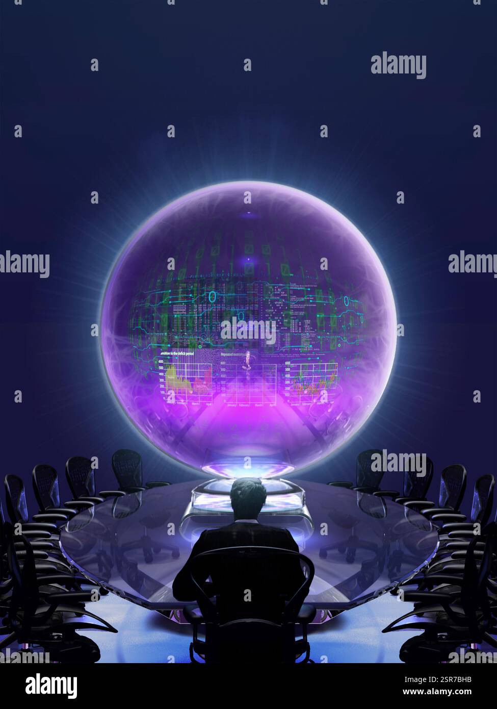 Virtual meeting room background hi-res stock photography and images - Alamy