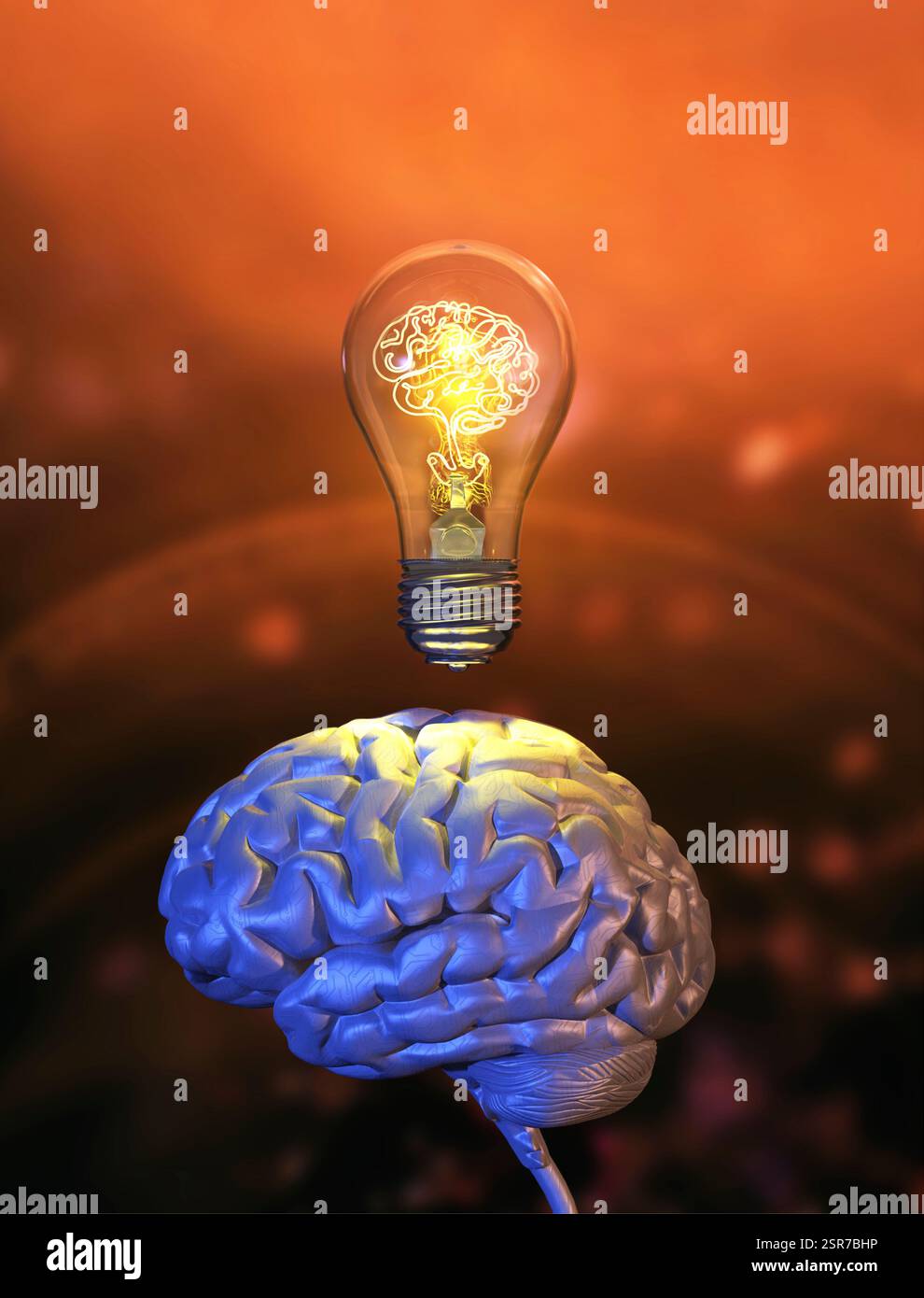 Artificial intelligence, conceptual illustration Stock Photo - Alamy