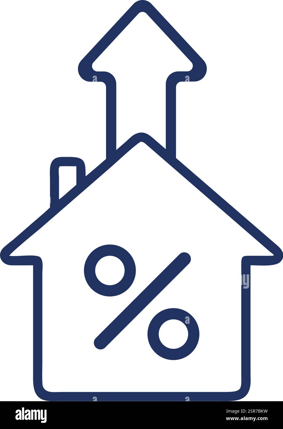 Mortgage rate increase icon Stock Vector Image & Art - Alamy