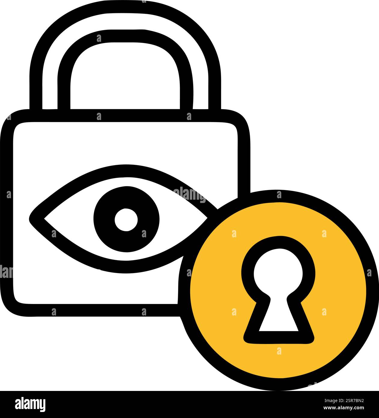 Data security lock icon Stock Vector Image & Art - Alamy