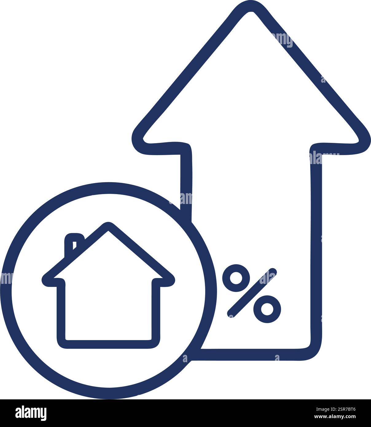Mortgage rate growth icon Stock Vector Image & Art - Alamy