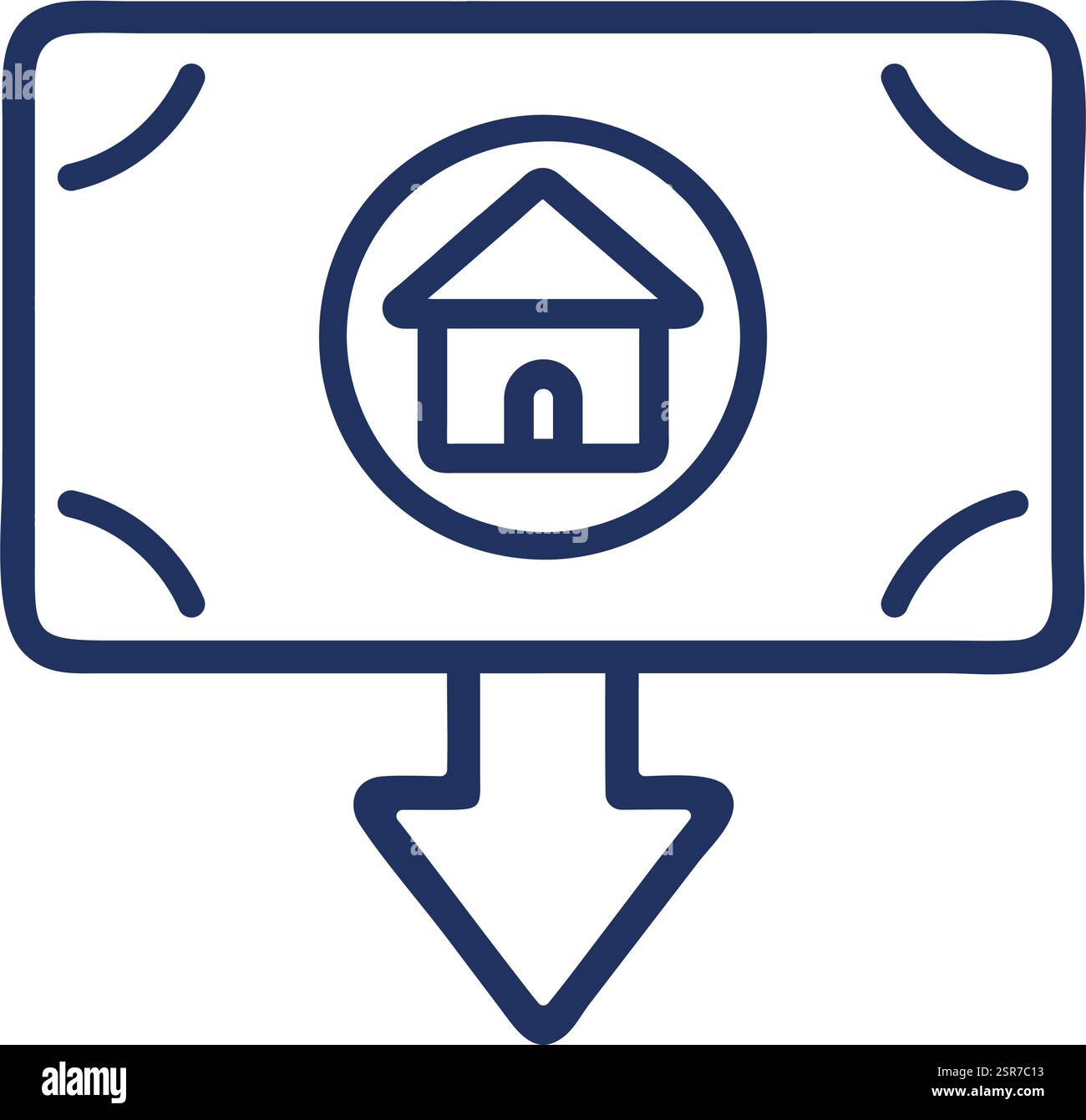 Mortgage rate analysis icon Stock Vector Image & Art - Alamy