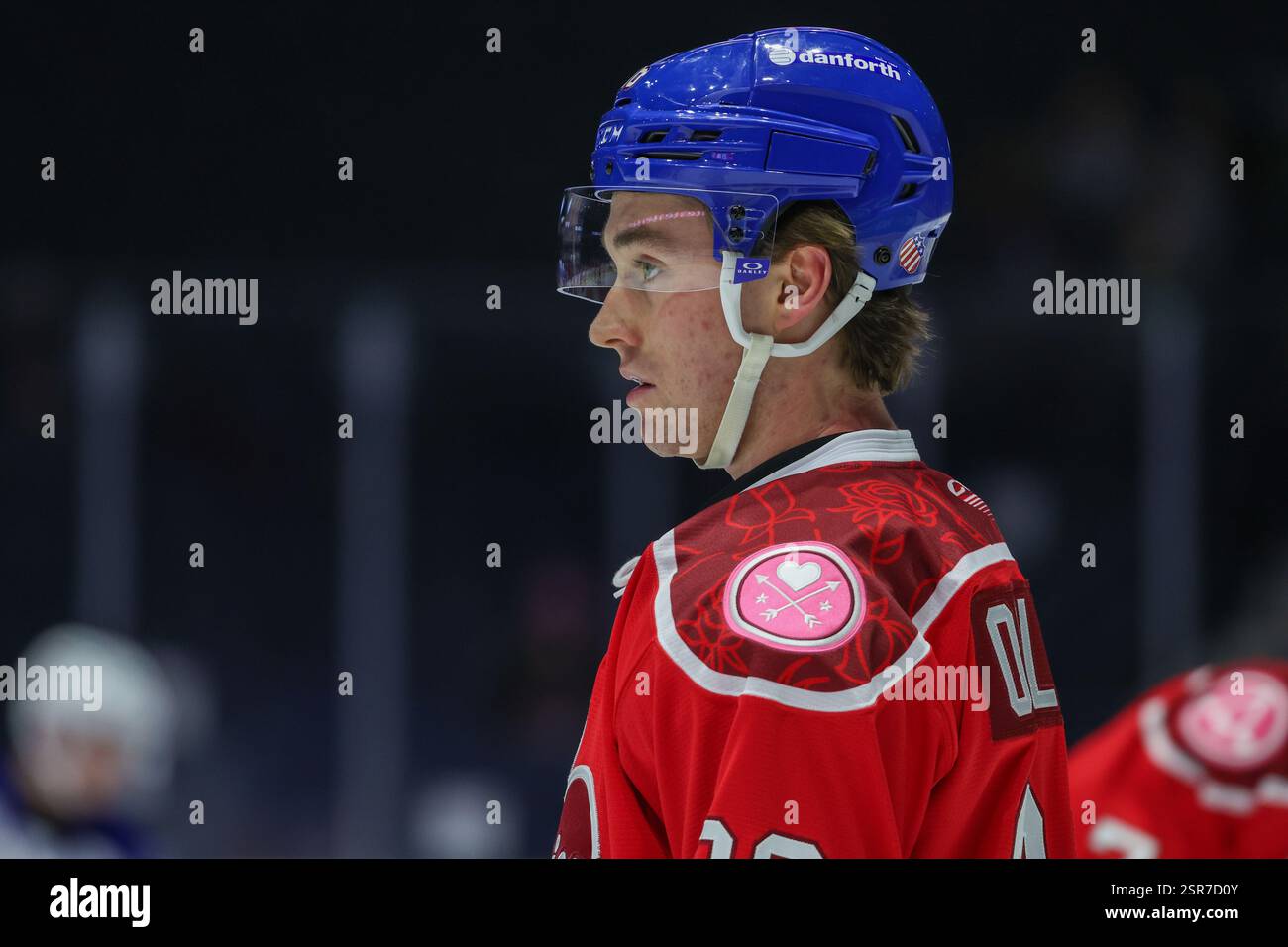 Rochester, New York, USA. 14th Feb, 2025. Rochester Americans forward ...