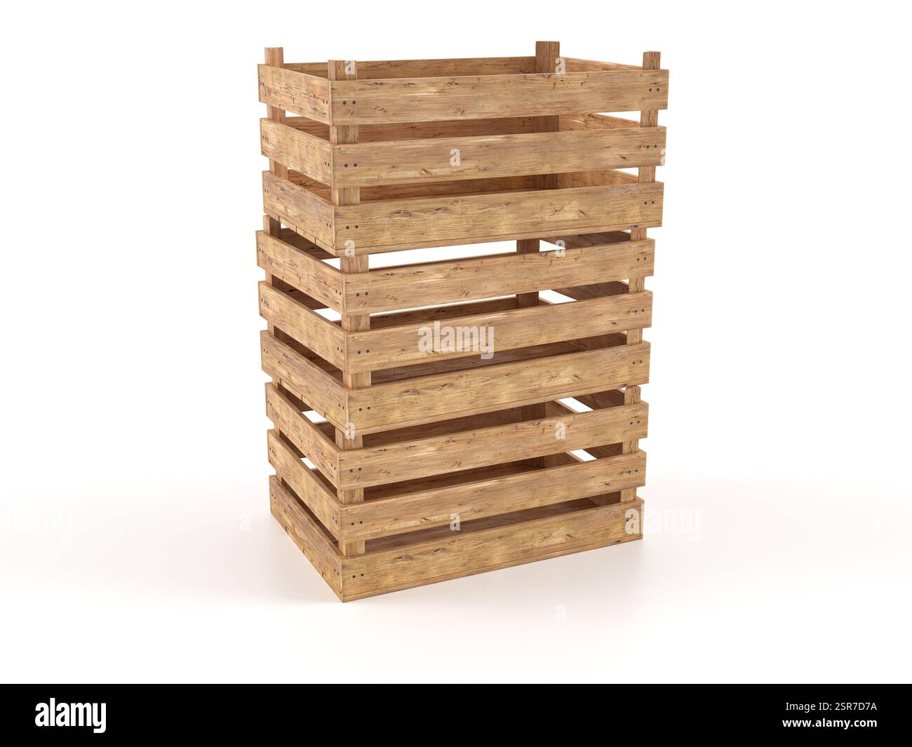 Wooden crates market Cut Out Stock Images & Pictures - Alamy