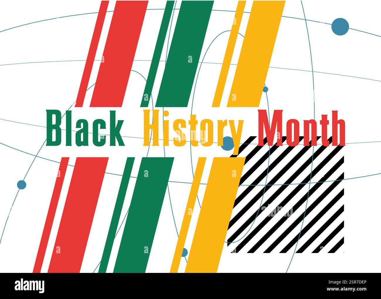 Black History Month. Vector illustration of a February Holiday concept ...