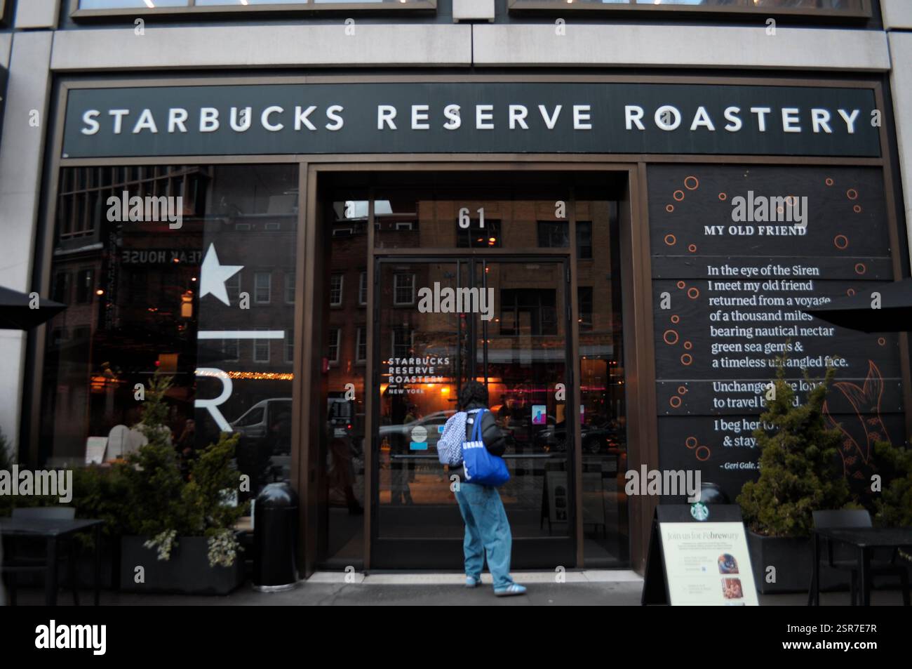 New York, United States. 13th Feb, 2025. A Starbucks Reserve Roastery ...