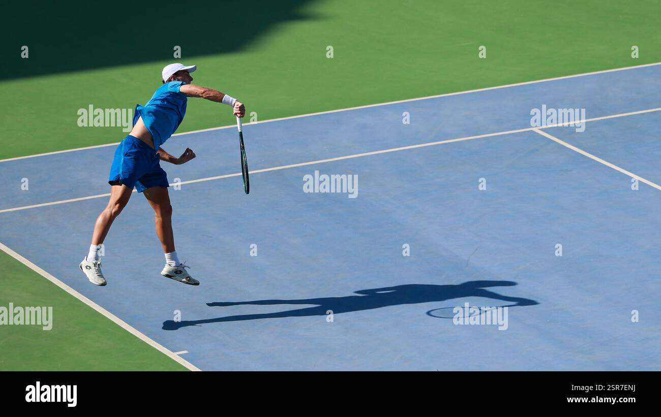 New Delhi, Delhi, India. 14th Feb, 2025. Tristan Schoolkate of ...