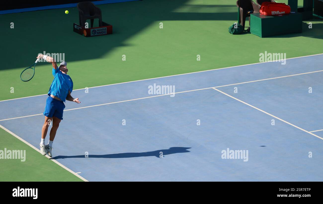 New Delhi, Delhi, India. 14th Feb, 2025. Tristan Schoolkate of ...