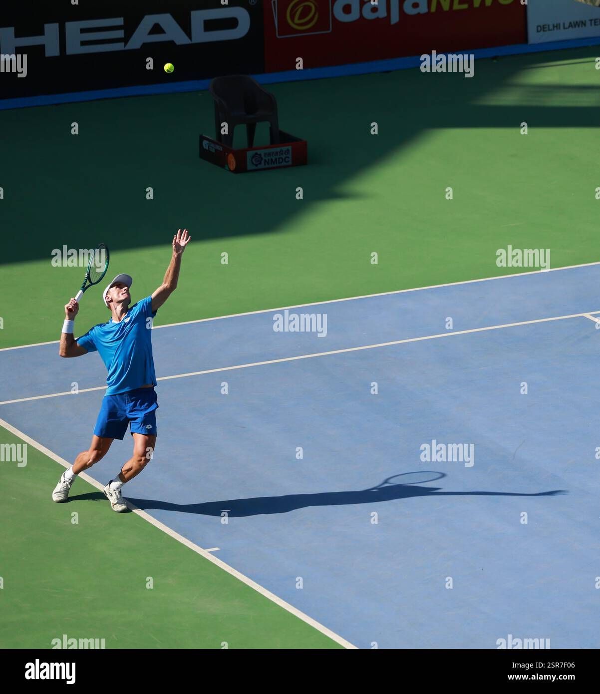 New Delhi, Delhi, India. 14th Feb, 2025. Tristan Schoolkate of ...