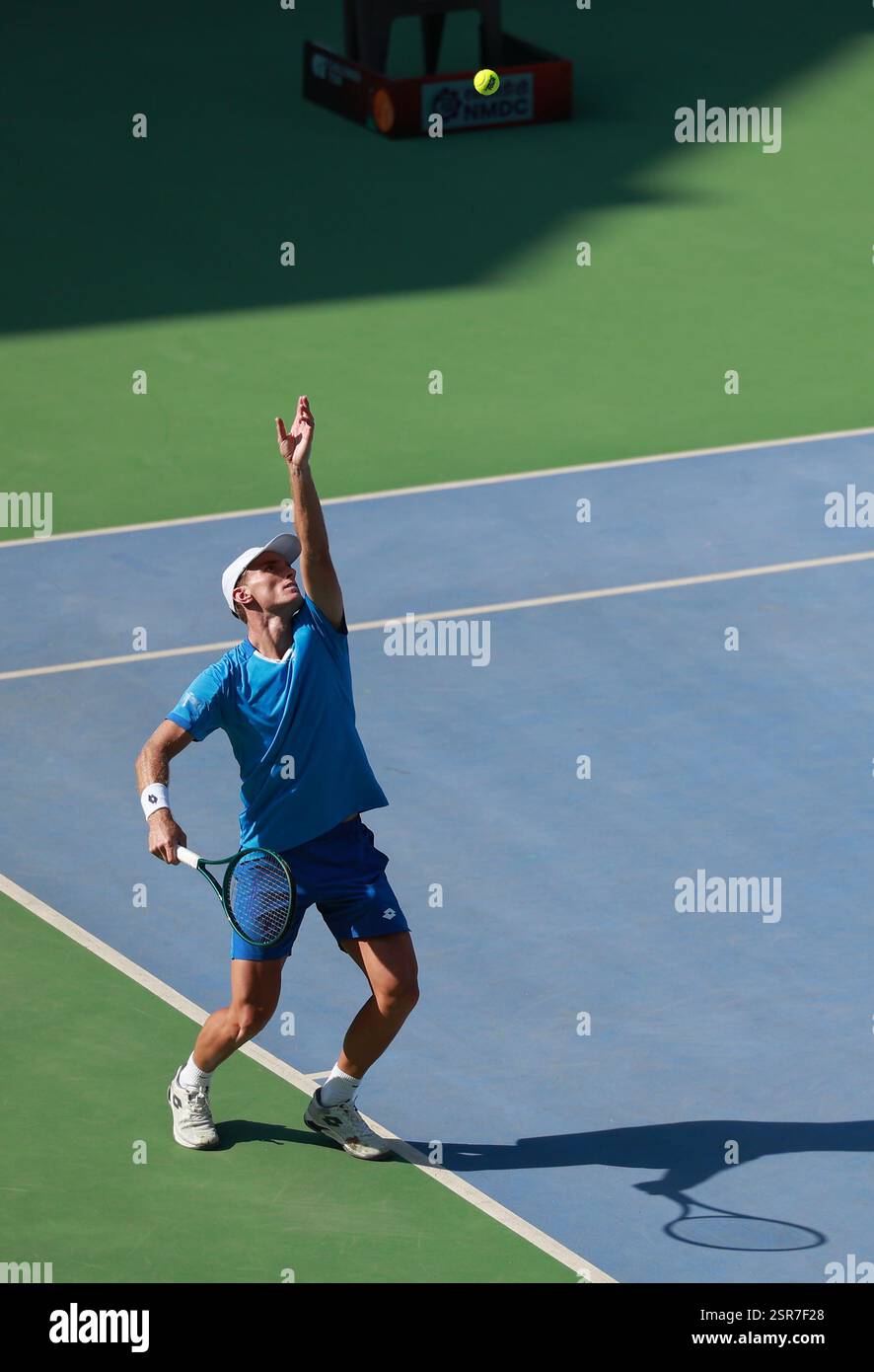 New Delhi, Delhi, India. 14th Feb, 2025. Tristan Schoolkate of ...