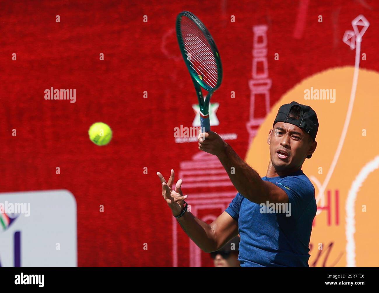 New Delhi, Delhi, India. 14th Feb, 2025. Andre Ilagan of United States ...