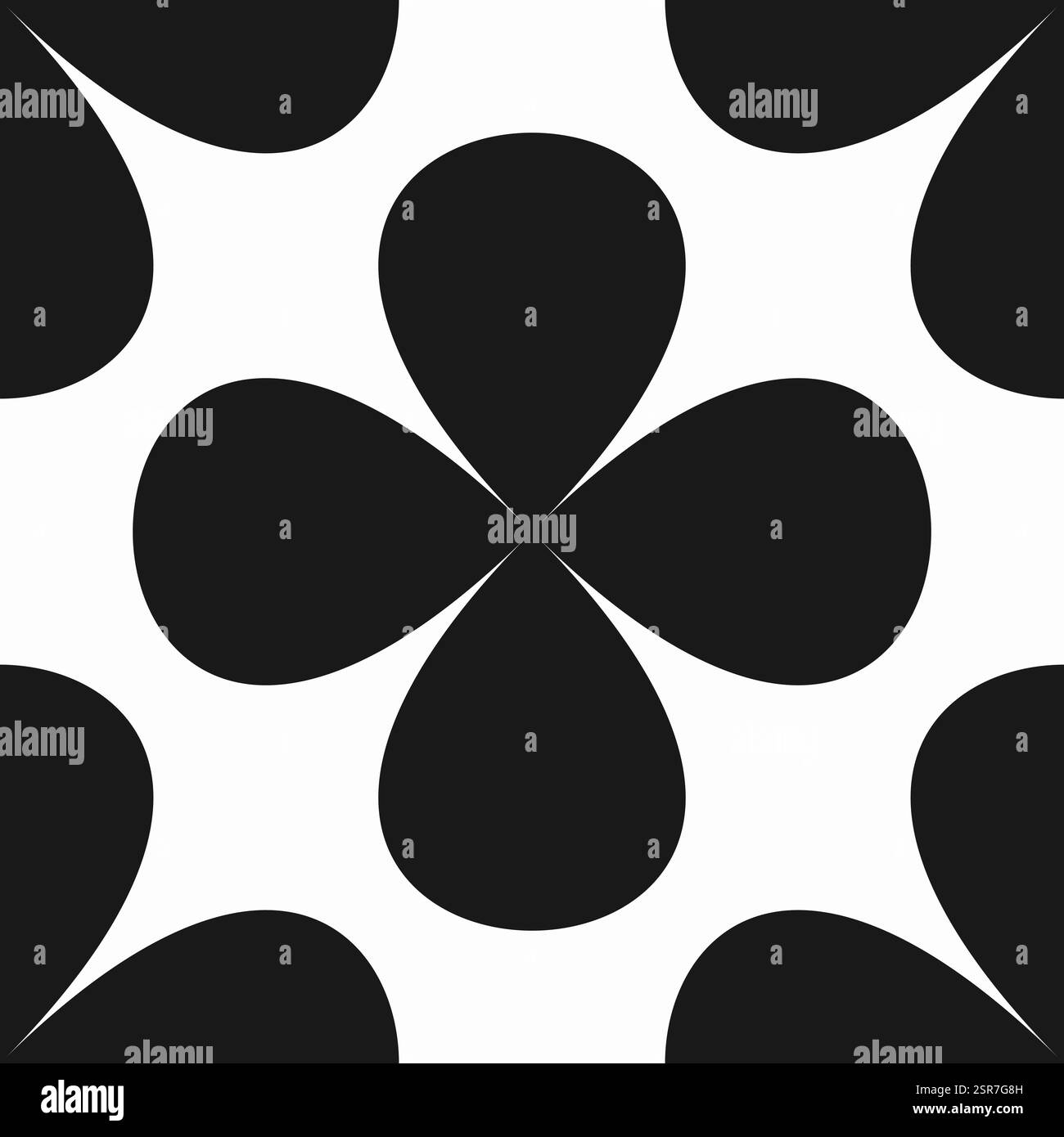 Bold floral shapes Black and White Stock Photos & Images - Alamy