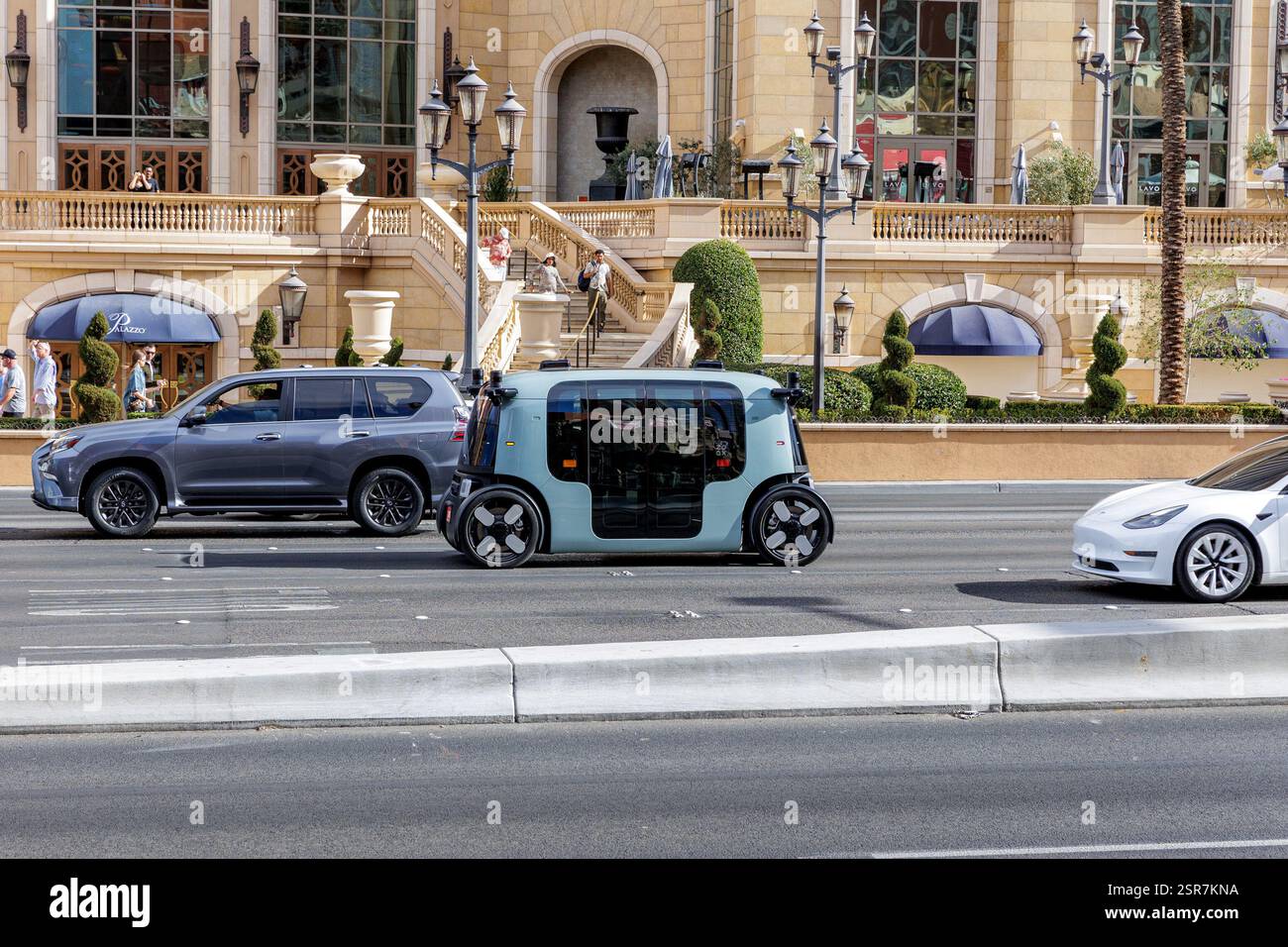 Las Vegas, USA. 07th Feb, 2025. A new driverless, all-electris robotaxi ...