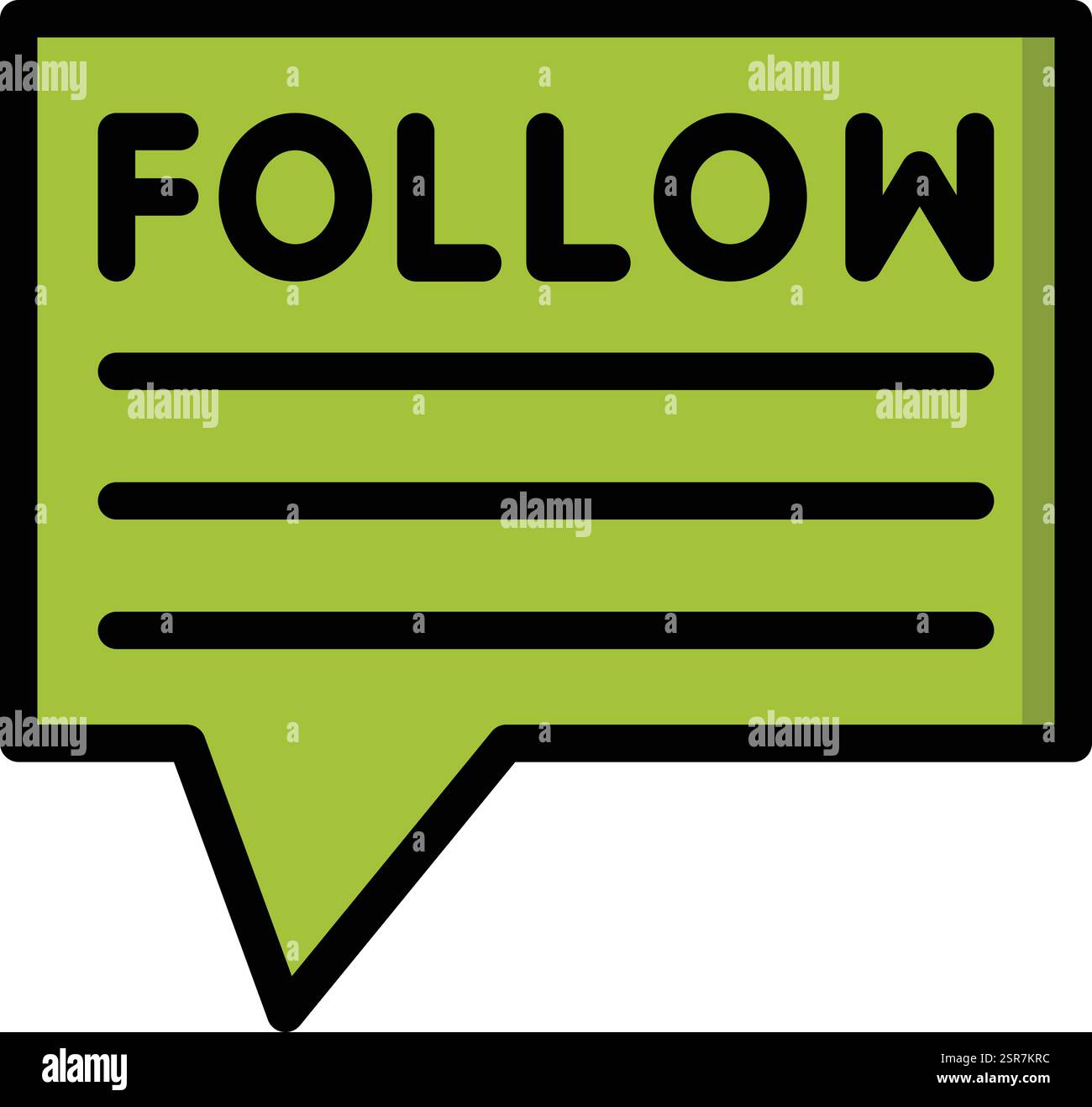 Follow Up Vector Icon Design Illustration Stock Vector Image & Art - Alamy