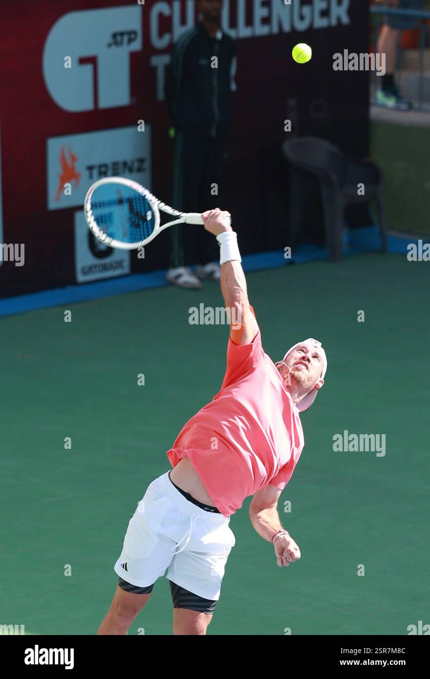 New Delhi, Delhi, India. 14th Feb, 2025. Kyrian Jacquet of France ...