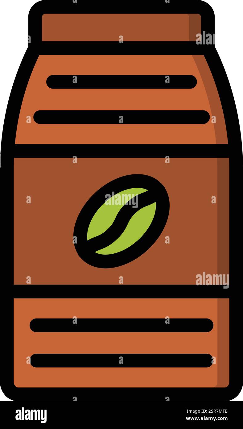 Coffee Pack Vector Icon Design Illustration Stock Vector Image & Art ...