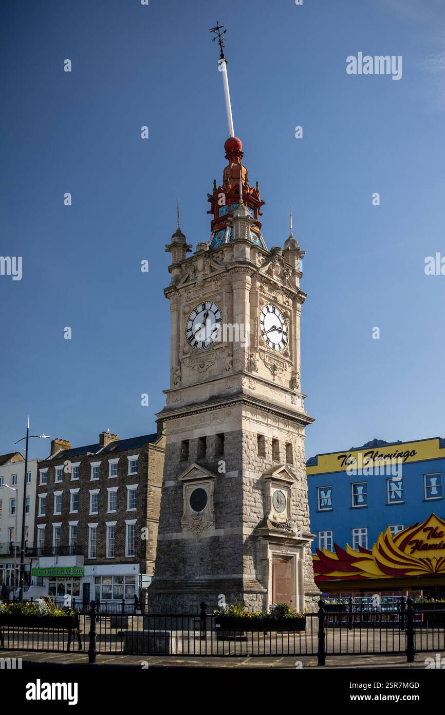 Jubilee Clock Tower, Marine Terrace, Margate, Kent Stock Photo - Alamy