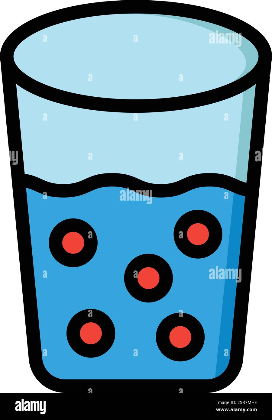 Shot Glass Vector Icon Design Illustration Stock Vector Image & Art - Alamy