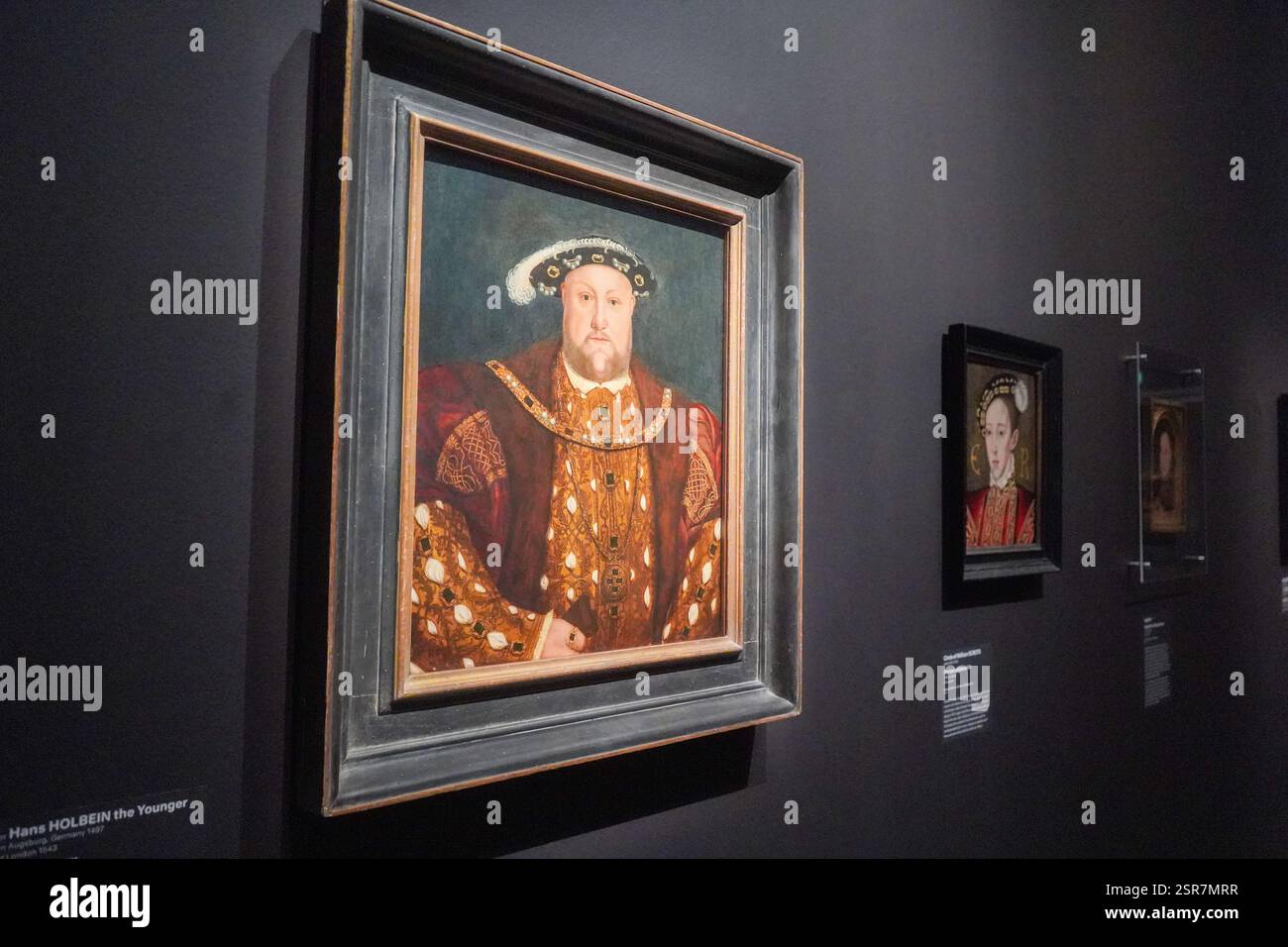 Hans Holbein portrait of King Henry VIII, c. 1540 oil on wood panel ...