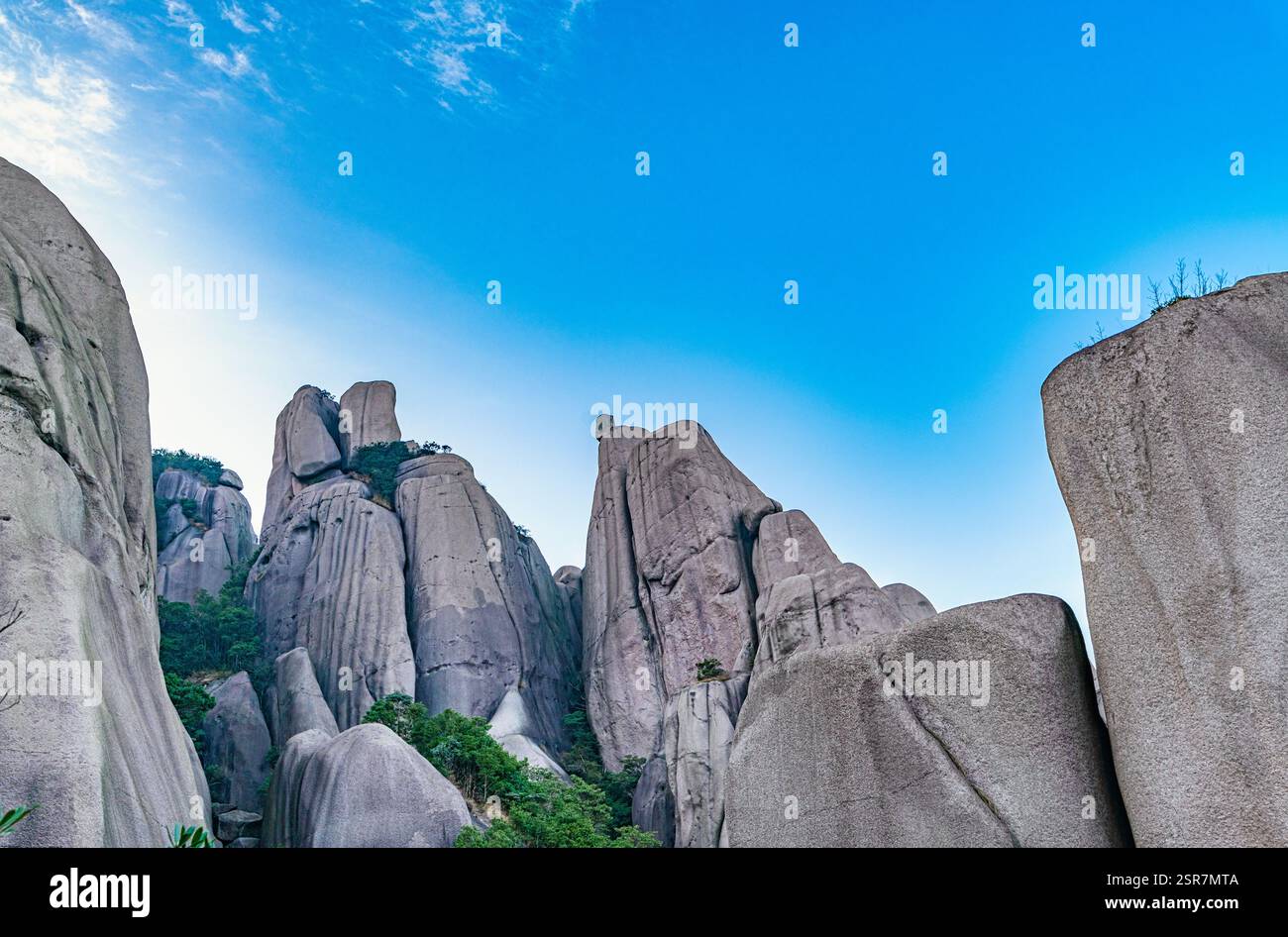 Aerial photography of Taimu Mountain in Ningde City, Fujian Province ...