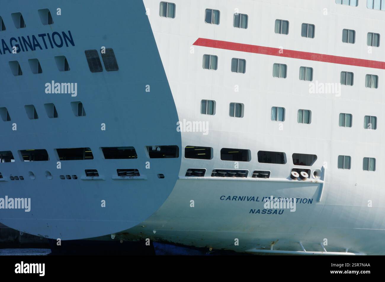 Carnival Imagination cruise ship docked in Key West, Nassau, Bahamas ...