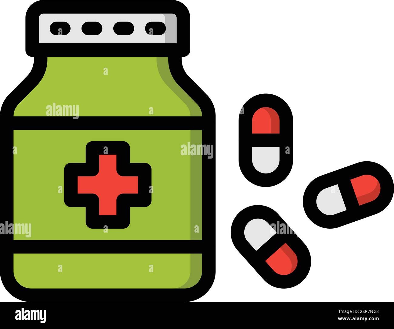 Capsule Vector Icon Design Illustration Stock Vector Image & Art - Alamy