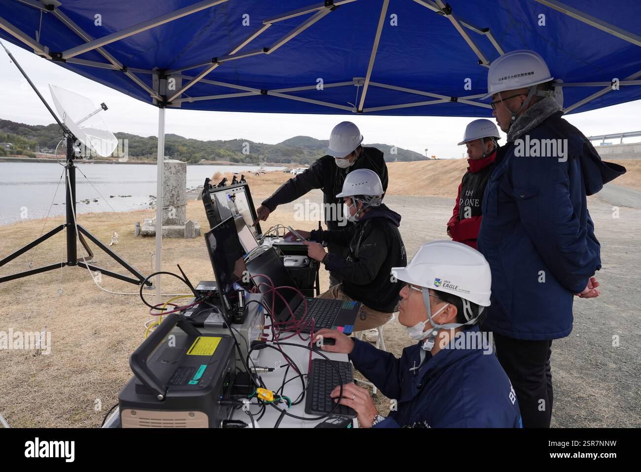 Radiation monitoring exercise is carried out using unmanned helicopters ...