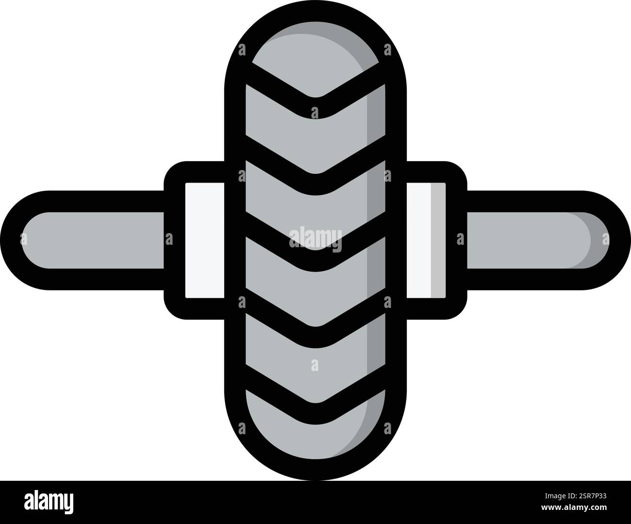 Roller Vector Icon Design Illustration Stock Vector Image & Art - Alamy