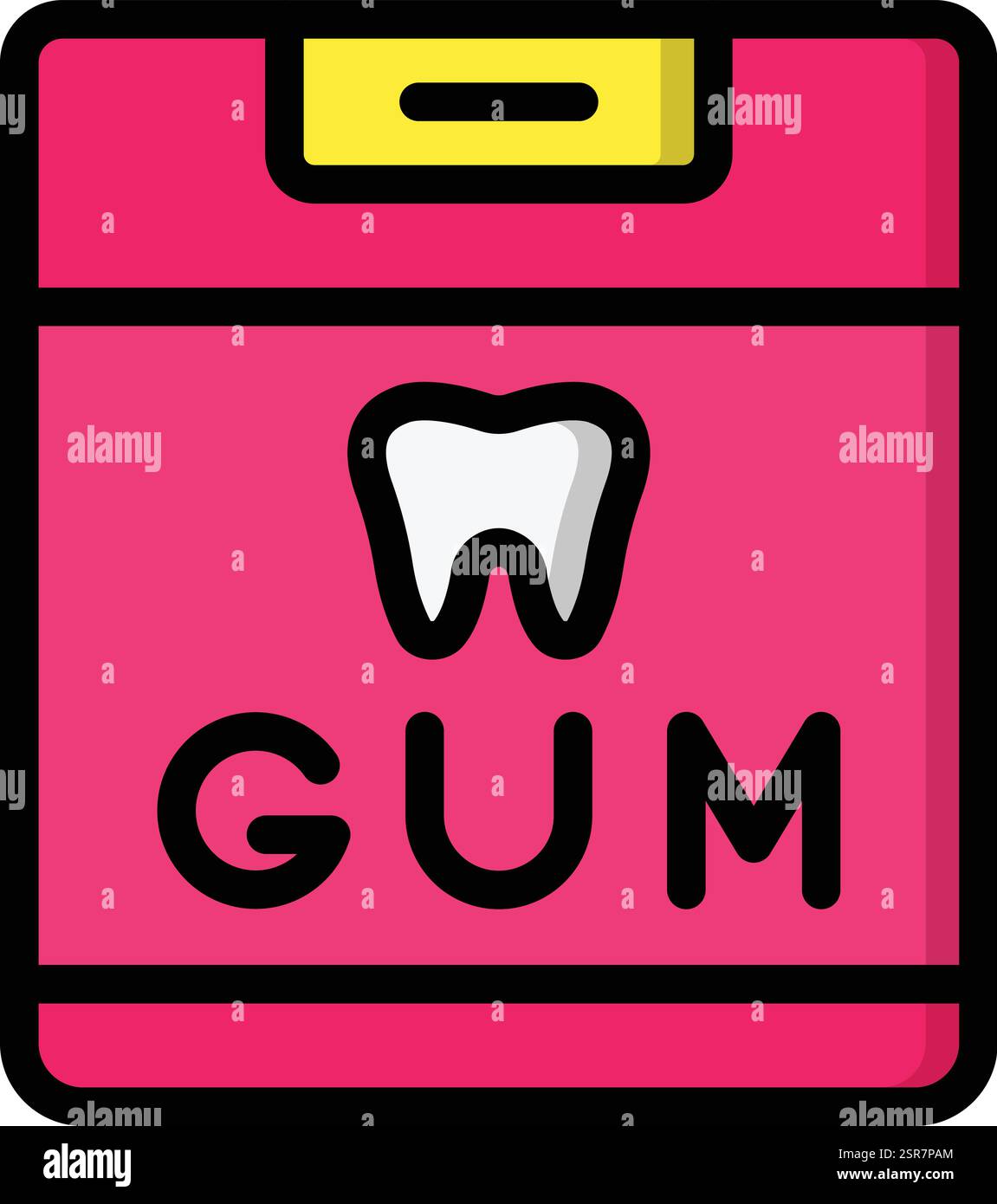 Colorful chewing gum Stock Vector Images - Alamy