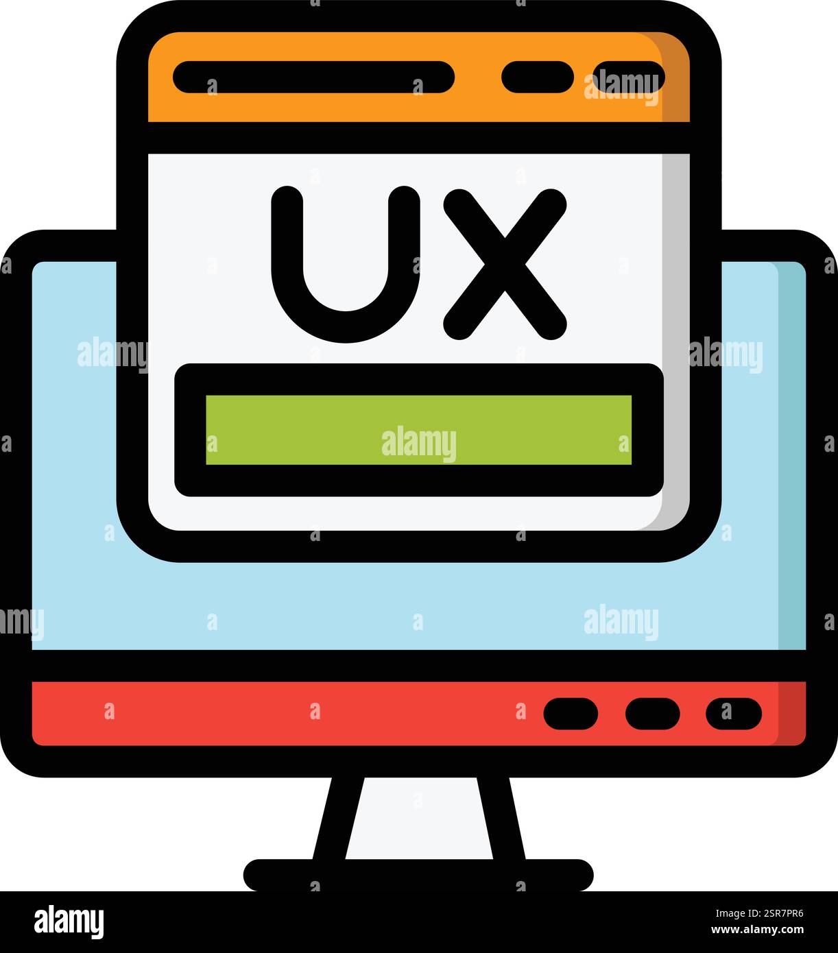 Ux Vector Icon Design Illustration Stock Vector Image & Art - Alamy