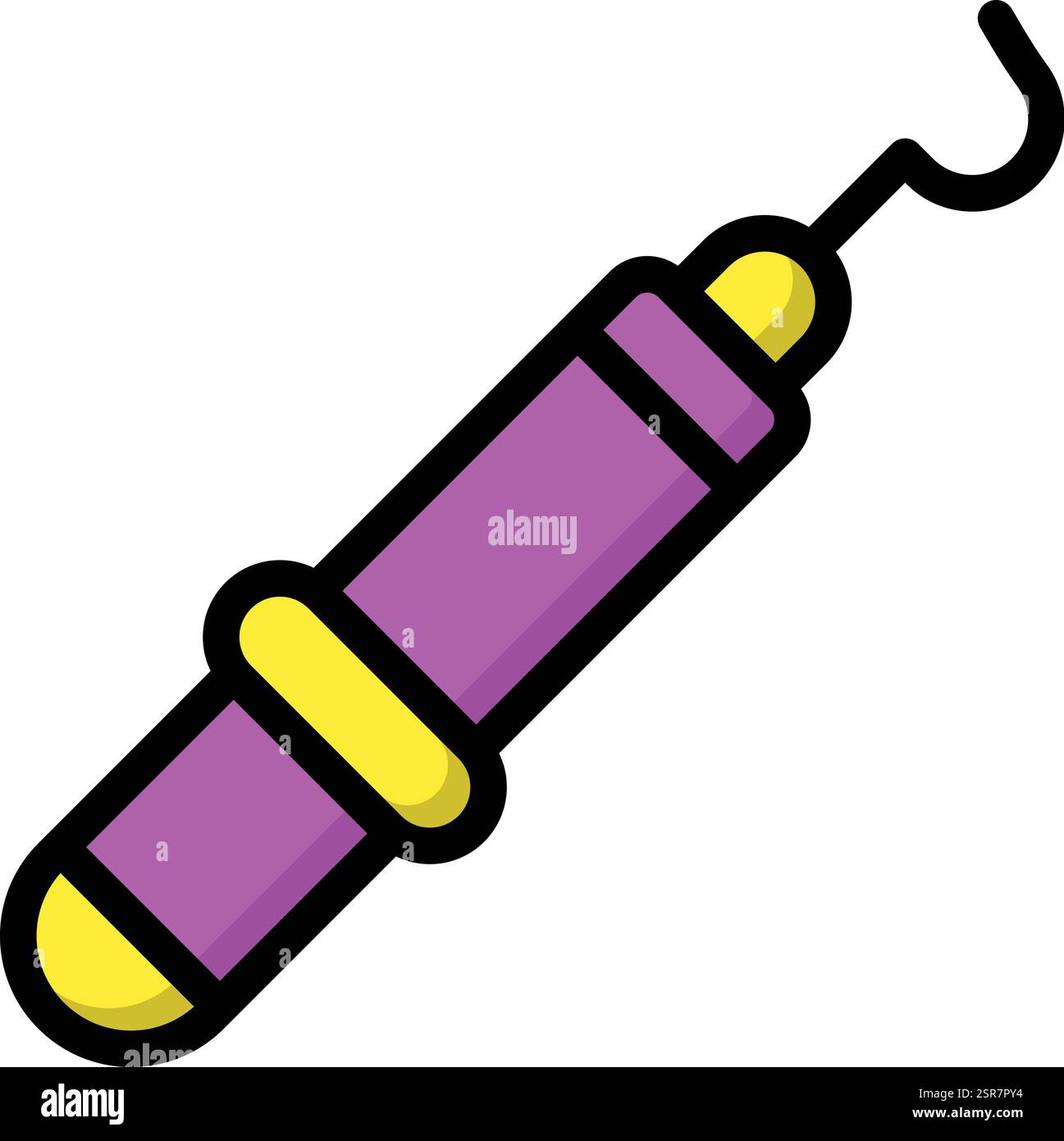 Dental Probe Vector Icon Design Illustration Stock Vector Image & Art ...