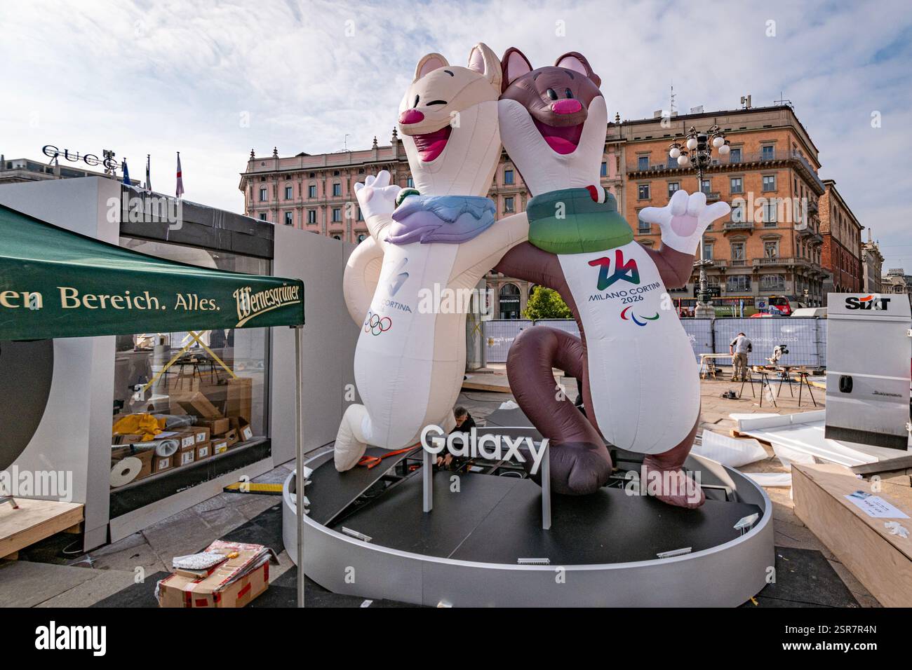 mascot winter olympics 2026 Tina and Milo winter olympic games 2026 in ...