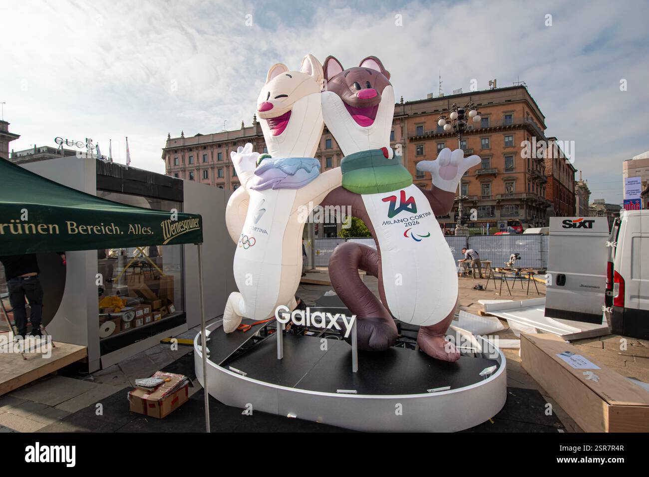 mascot winter olympics 2026 Tina and Milo winter olympic games 2026 in ...