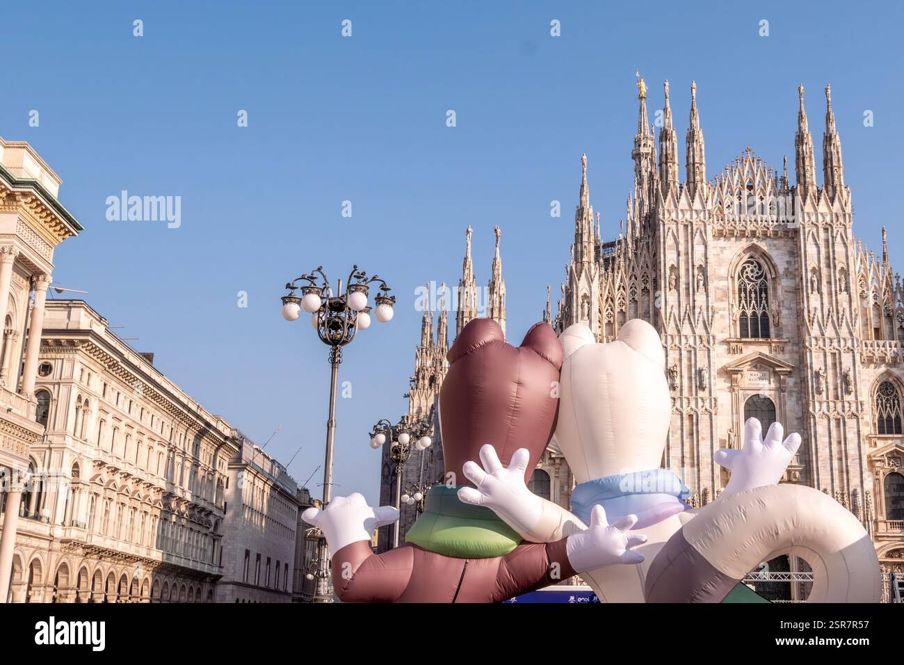 mascot winter olympics 2026 Tina and Milo winter olympic games 2026 in Milan Stock Photo - Alamy