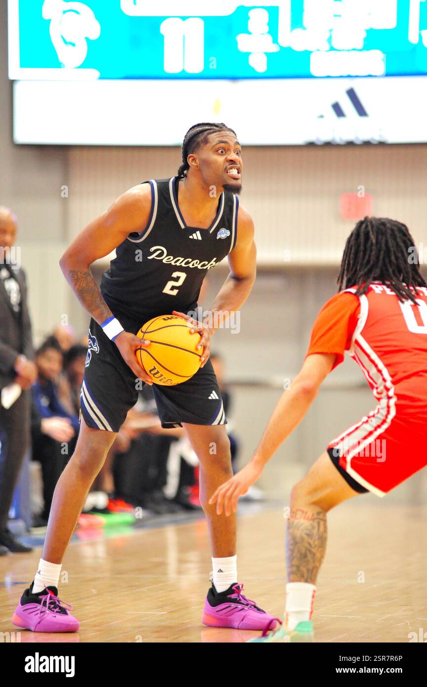 Jersey City, USA. 14th Feb, 2025. Saint Peter's Marcus Randolph (2) at ...