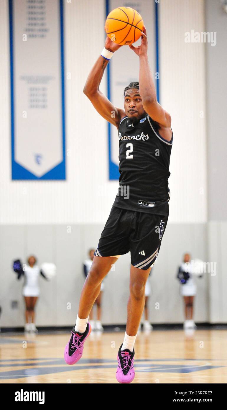 Jersey City, USA. 14th Feb, 2025. Saint Peter's Marcus Randolph (2) at ...