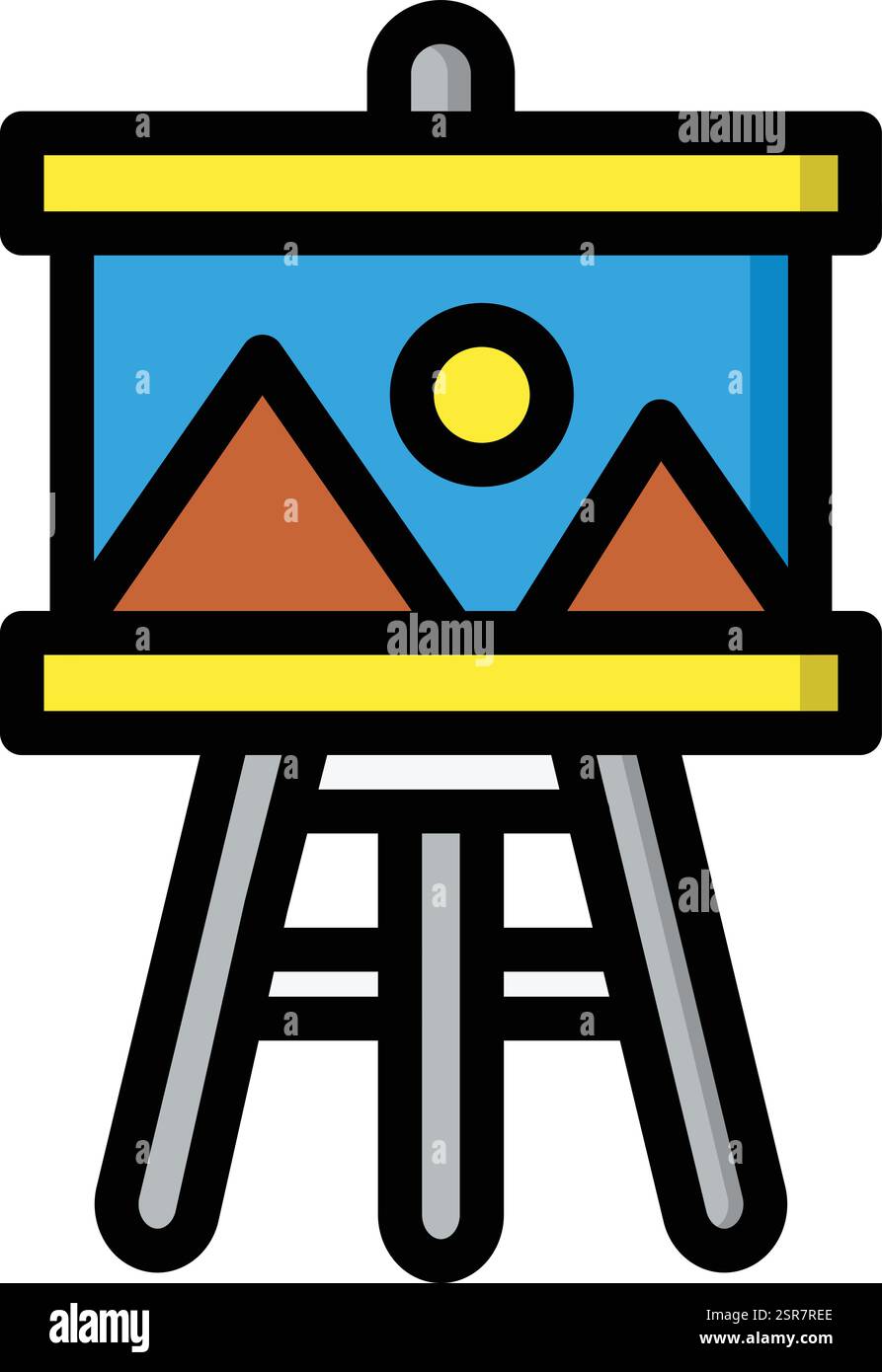 Art Gallery Vector Icon Design Illustration Stock Vector Image & Art ...