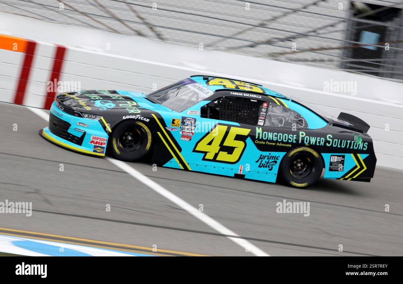 DAYTONA BEACH, FL - FEBRUARY 14: Mason Maggio (#45 Alpha Prime Racing ...